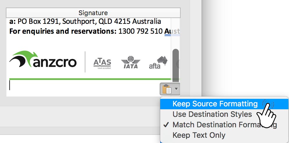 Anzcro Email Signature Generator